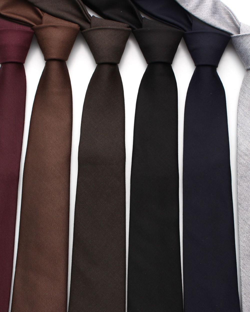 New 6cm formal business men's ties, professional groom's solid color ...
